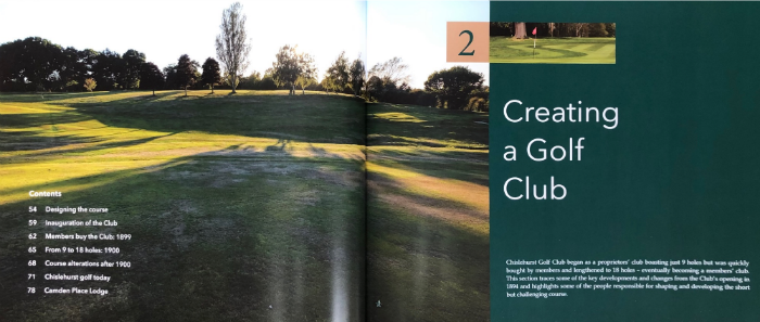 Chislehurst Golf Club - 125 Years at Camden Place